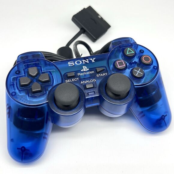 Sony | Video Games & Consoles | Playstation Ps2 Ocean Blue Clear Dual ...